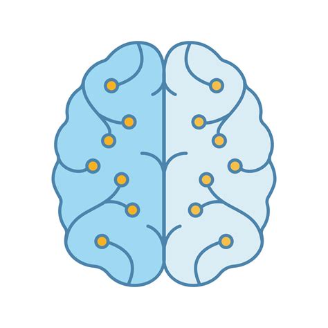 Ai Color Icon Digital Brain Artificial Intelligence Neurotechnology Neural Network Machine