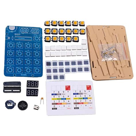 Husxh Diy Calculator Making Electronic Kit Digital Display Calculator Electronic Production Kit