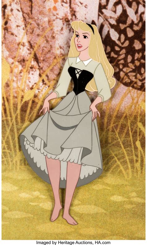 Sleeping Beauty Briar Rose Production Cel Walt Disney 1959 Lot