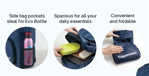 Buy Foldable Tupperware Backpack Black Online Eromman