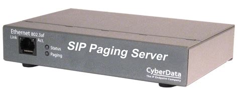 cyberdata sip paging server with bell scheduler