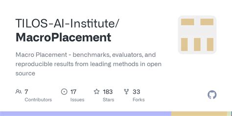 Github Tilos Ai Institutemacroplacement Macro Placement