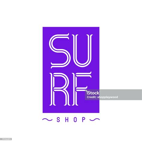 서핑 숍 또는 클럽 로고 디자인을위한 서핑 보드 로고 엠블럼 T 셔츠에 대한 스톡 벡터 아트 및 기타 이미지 T 셔츠 그래픽 프린트 널판지 Istock