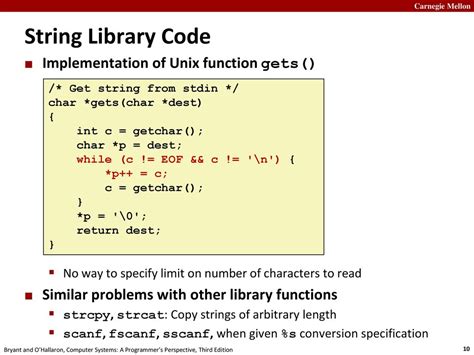 Machine Level Programming V Advanced Topics Introduction To Computer
