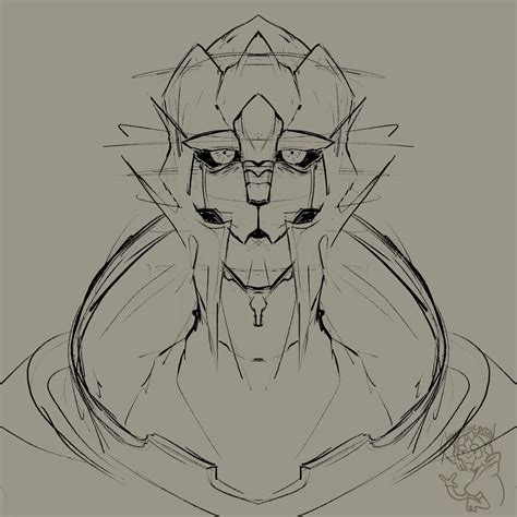 Turian Rocher Art By Mestraypurplebread Rmasseffect