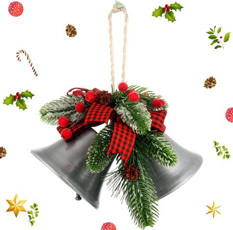 Liliful Large Jingle Bell Wall Hanging Decoration Vintage