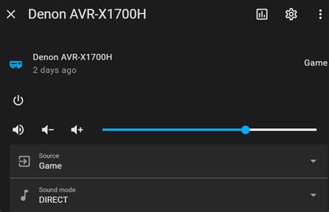Getting Media Player Setting Directly On The Card Frontend Home Assistant Community