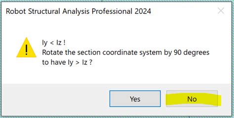 Iy Iz While User Defined Section Saving To Database In Robot