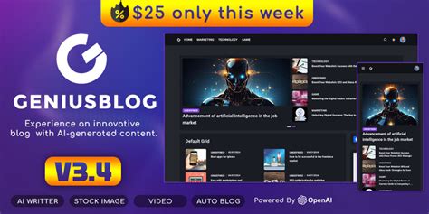 Geniusblog Automated Blog With Ai By Leembyte Codester