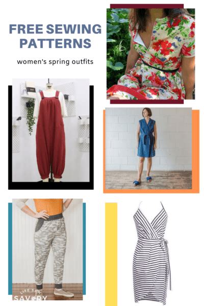 FREE SEWING PATTERNS Spring Outfits On The Cutting Floor Printable Pdf Sewing Patterns And