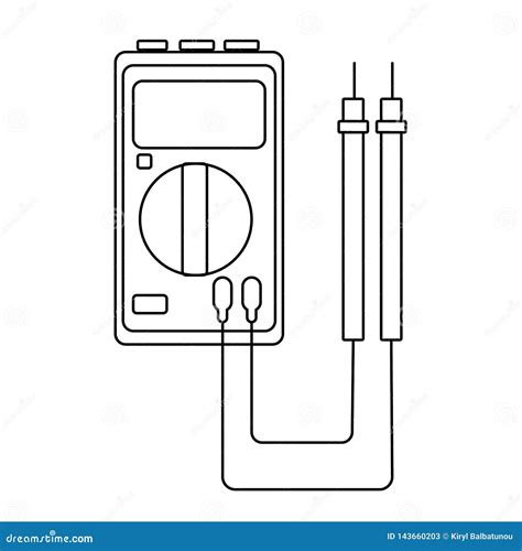 Digital Multimeter Sketch