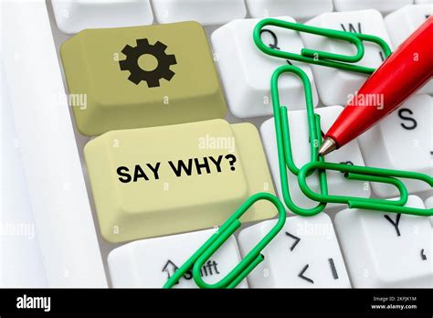Text Caption Presenting Say Why Conceptual Photo Give An Explanation