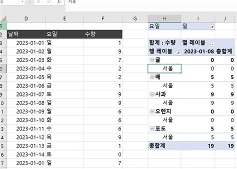 주차 주완성 챌린지 올바른 데이터 구조 이해하기 오빠두엑셀