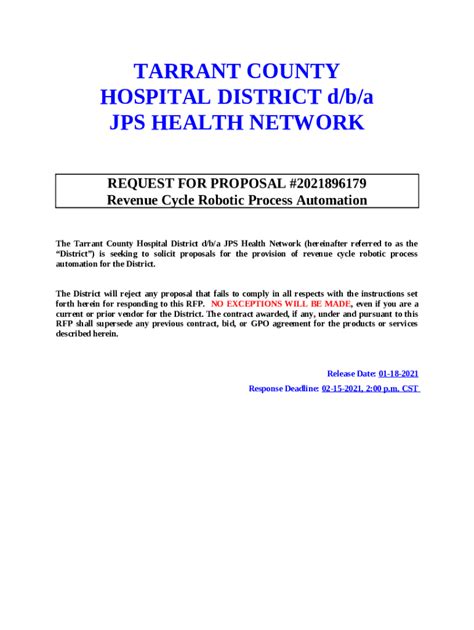 Revenue Cycle Robotic Process Automationbidnet Doc Template Pdffiller