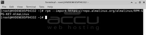 How To Fix Almalinux Error Gpg Check Failed Accuwebhosting