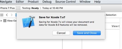 Xcode8 Project Is Xcode 63 Compatible But I Cannot Run This On 73