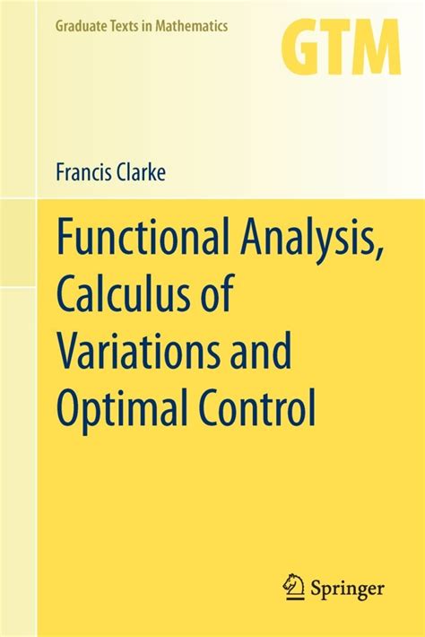 Functional Analysis Calculus Of Variations And Optimal Control Premiumjs Store