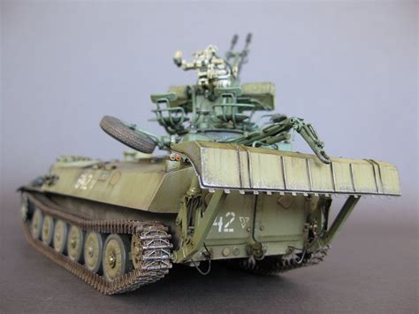 МТ-ЛБ+ЗУ-23-2 — Каропка.ру — стендовые модели, военная миниатюра