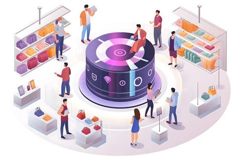 Predictive Analytics Ecommerce Depicted Abstract Design Showcasing How