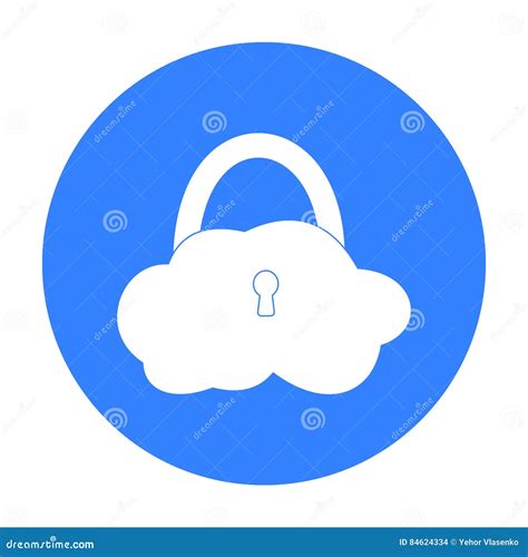 Data Cloud Security Icon In Outline Style Isolated On White Background Hackers And Hacking