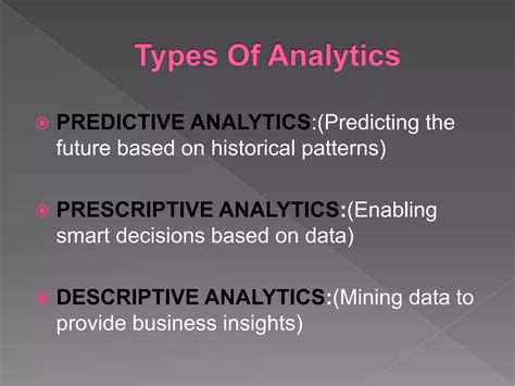 Basic Analtyics And Advanced Analtyics Ppt