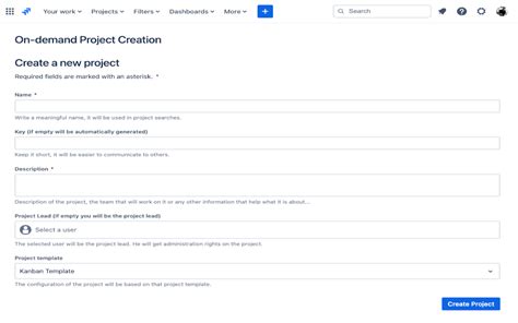 On Demand Project Creation For Jira Atlassian Marketplace