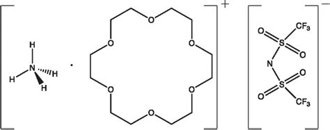 Schematic Structure Of 18c6 Nh4 ⁺ And Tf2n Of Which [nh4 Download Scientific Diagram
