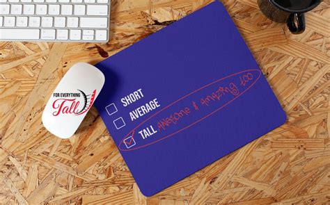 Tall Checkbox Mouse Pad Custom Mouse Pad Desk Accessories Personalized Etsy
