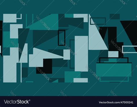 Modern Abstract Geometric Seamless Pattern Vector Image