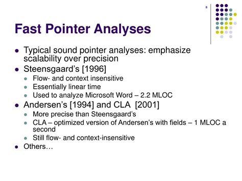 Ppt Tracking Pointers With Path And Context Sensitivity For Bug