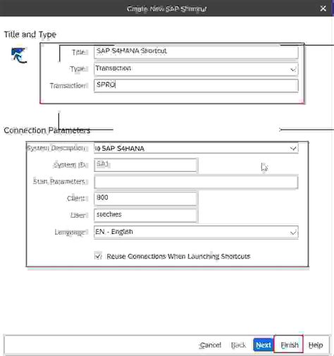 How To Create Sap Logon Shortcut