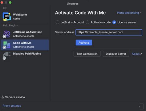 Getting Started With Code With Me Webstorm Documentation
