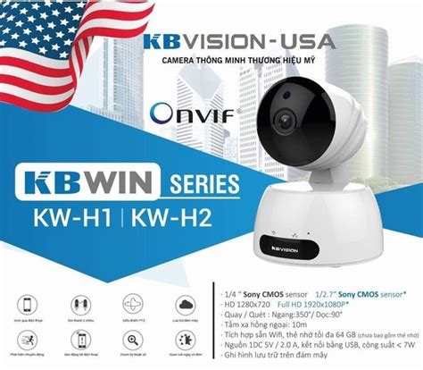 Camera Ip Hồng Ngoại Không Dây 2 0 Megapixel Kbvision Kbwin Kw H2