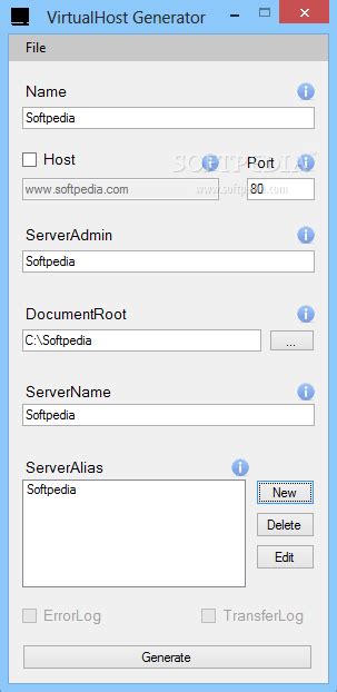 Virtualhost Generator Download Softpedia