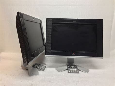 2x Polycom Hdx 4000 Hd Conferencing Display Monitors 2201 24347 001 Auschoice