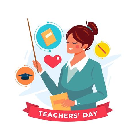 Free Vector Happy Teachers Day Illustration