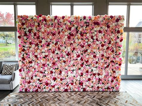 Enhance Your Wedding With Stunning Flower Walls The Fashion Blog