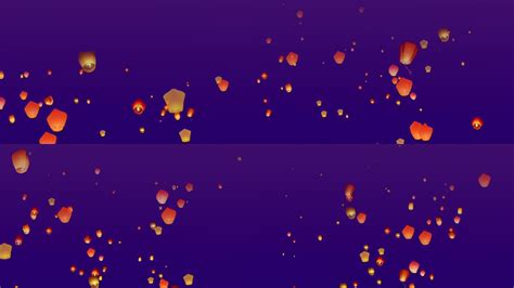 节日放飞孔明灯许愿祈福 ae模板下载 编号 9891884 光厂 vj师网