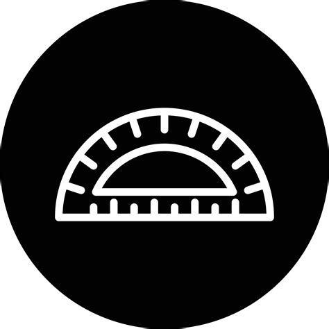 Protactor Vector Icon Design 22954775 Vector Art At Vecteezy