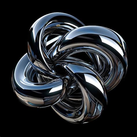 3d chrome object design images free download on freepik