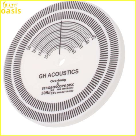 Oas Turntable Strobe Disc Stroboscope Disc Tests Professional Lp Turntables Record Disc