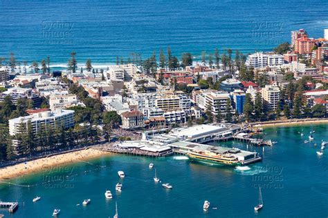 Aerial Stock Image Manly Wharf