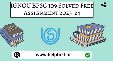 Download IGNOU BPSC Solved Free Assignment