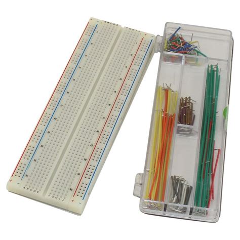Solderless Breadboard Kit With Wires 830 Tie Points Wb 102 J Solderless Breadboard Bread