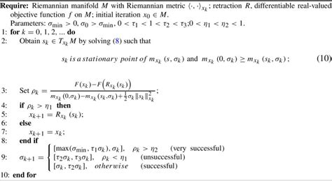 Proximal Gradient Algorithm With Trust Region Scheme On Riemannian Manifold Africa Stat Data