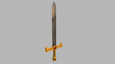 Tibia Sword 3d Models Sketchfab