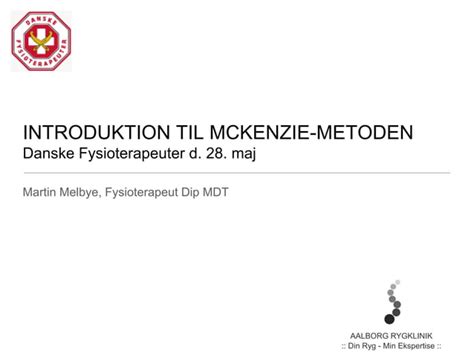 Mc Kenzie Introduktionsslides Ppt