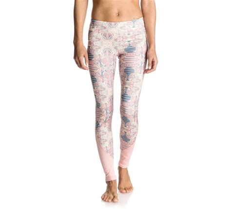 Farebné Dámske športové Legíny Roxy Imanee Printed S Gomentrickým