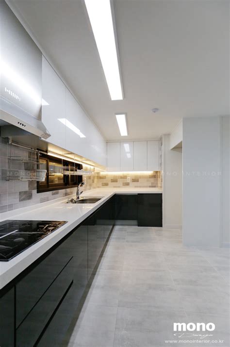 Monointerior Mono 포트폴리오 공간별 모던한 주방인테리어 신공덕동 신공덕래미안 1차 43평 아파트리모델링