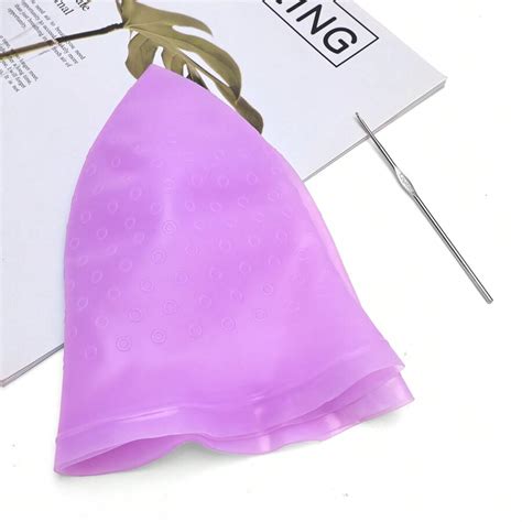 Hair Coloring Highlighting Cap Reusable Silicone Highlight Cap Pull